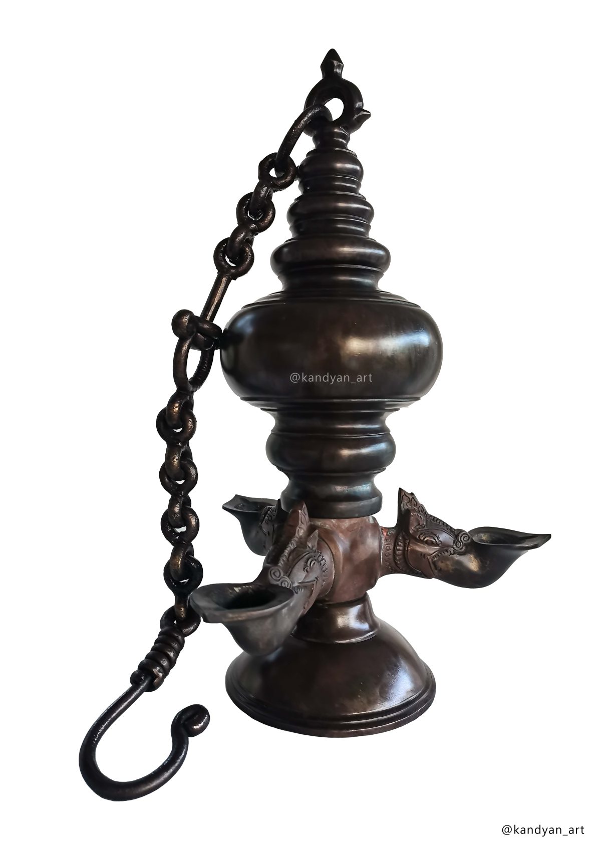 Traditional Oil Lamp - Kandyan Art Brass Official