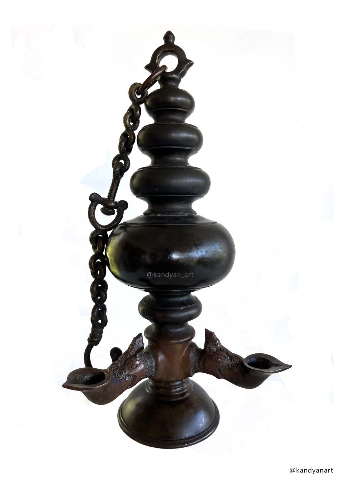Traditional Oil Lamp - Kandyan Art Brass Official