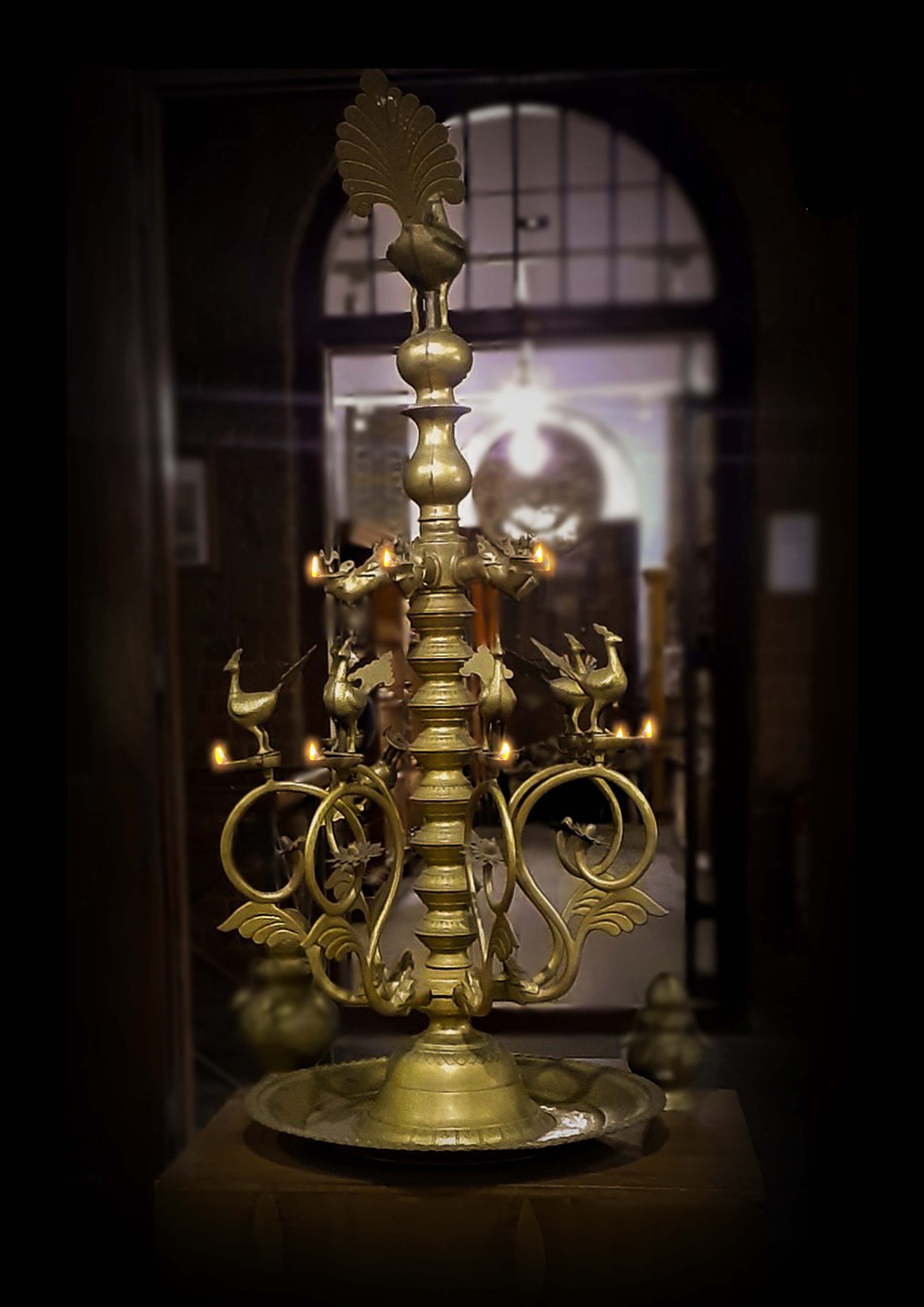 Traditional Oil Lamp - Kandyan Art Brass Official